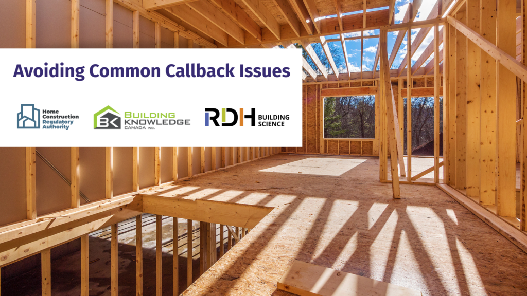 Avoiding Common Callback Issues - The Home Construction Regulatory ...